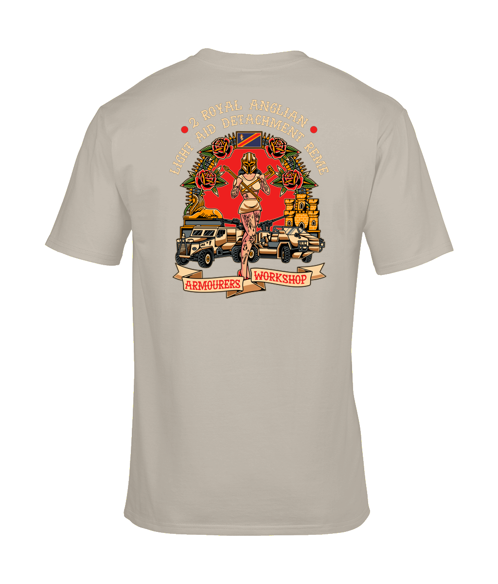 2 Royal Anglian Light Aid Detachment REME Tee – The Chits Inn