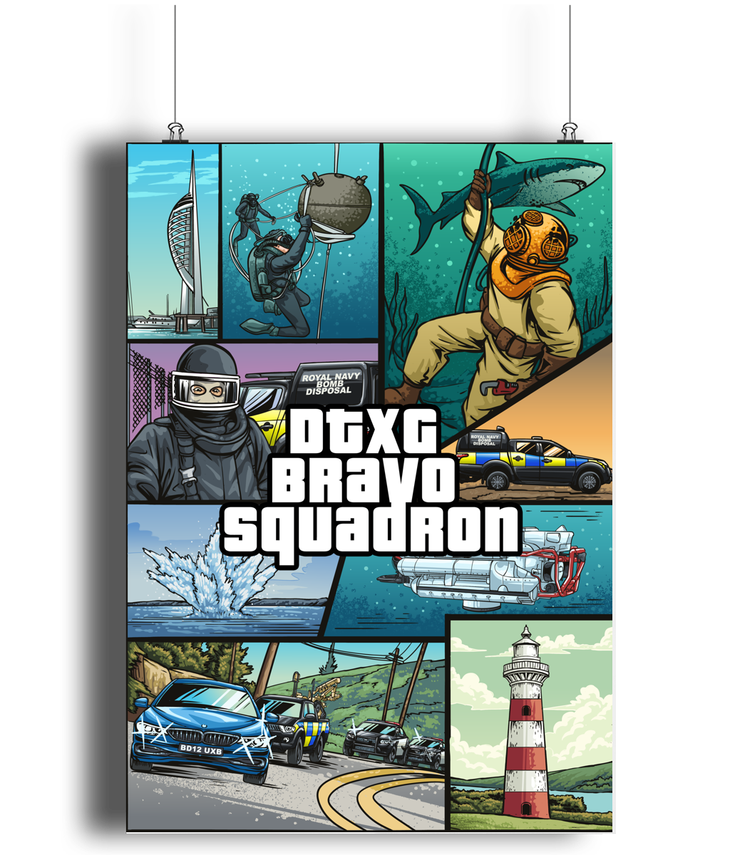 DTXG Bravo Squadron Poster – The Chits Inn