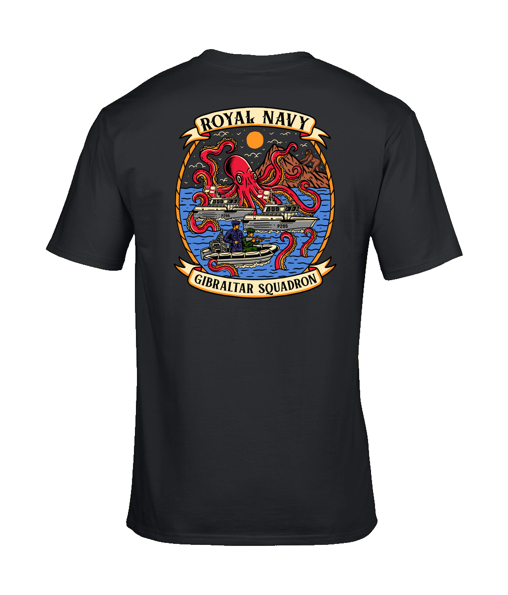 Gibraltar PBS Squadron Tee – Limited Edition 🇬🇮⚓ – The Chits Inn
